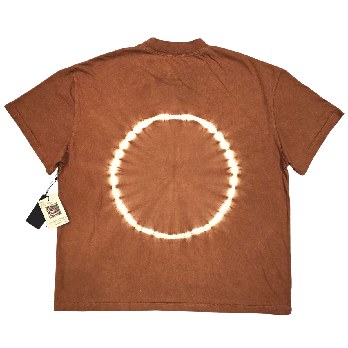 Kevin's Sun light tie dyed oversize Crew tee Orange wood Kevin's Sun light tie dyed oversize Crew tee Orange wood
